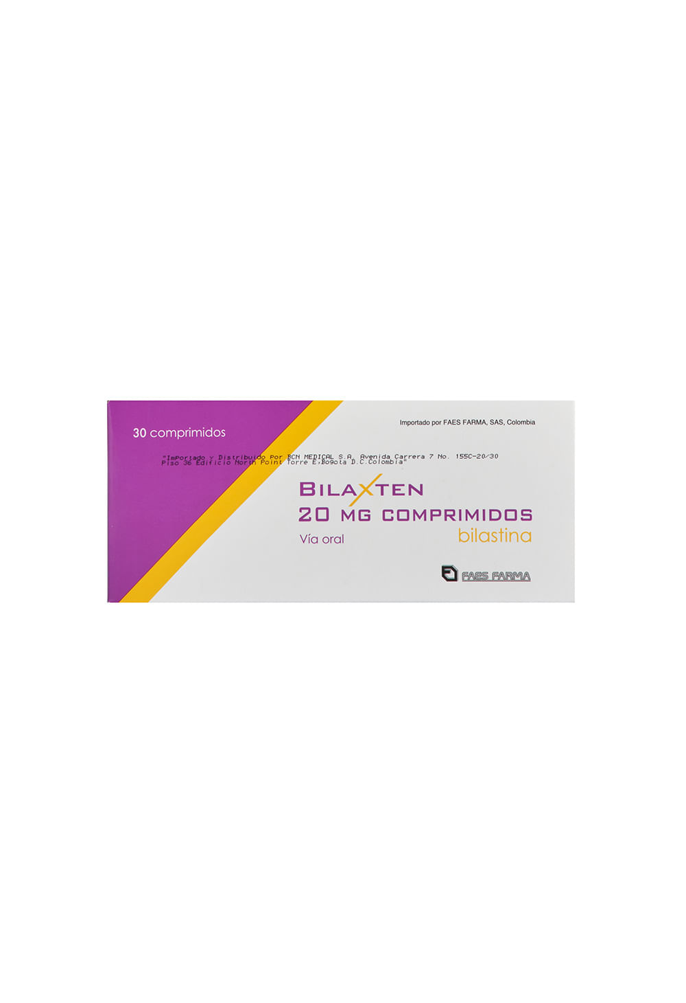 Bilaxten comprimidos 20mg