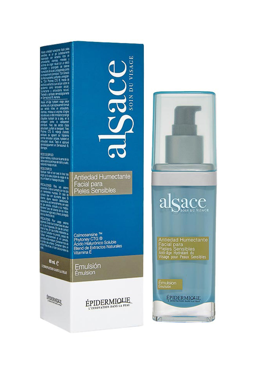 Alsace antiedad humectante facial pieles sensibles