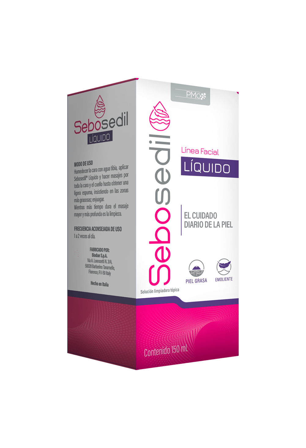 Sebosedil líquido limpiador