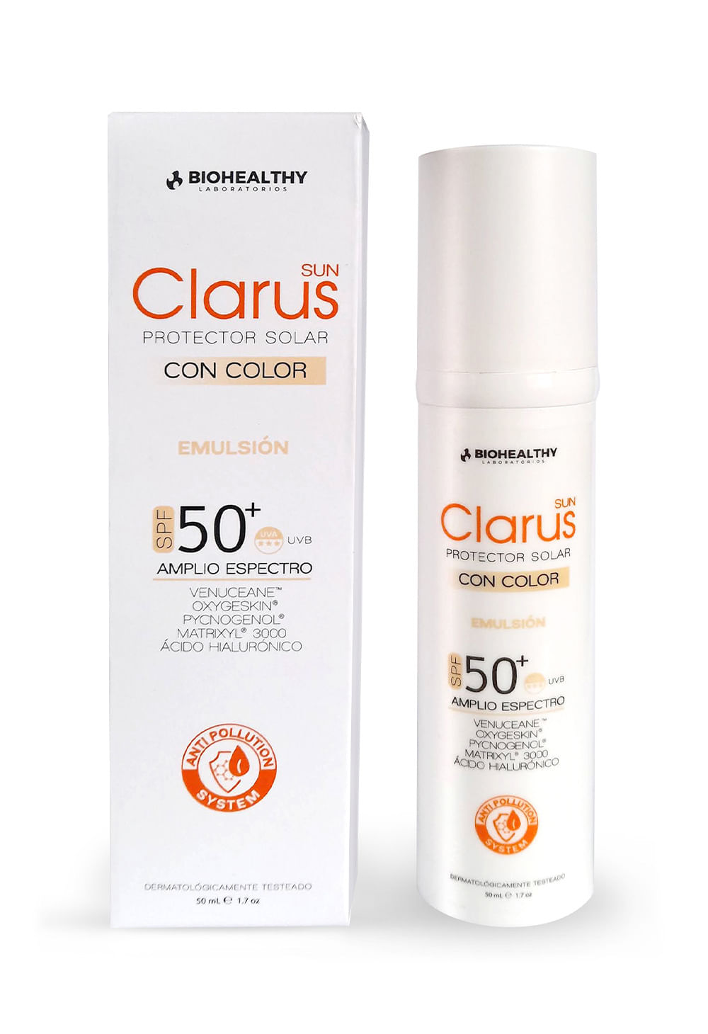 Clarus con color 50+ 50ml
