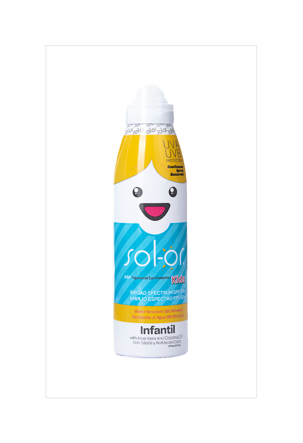 Solor Kids Broad Spectrum Spf 50+ 177ml