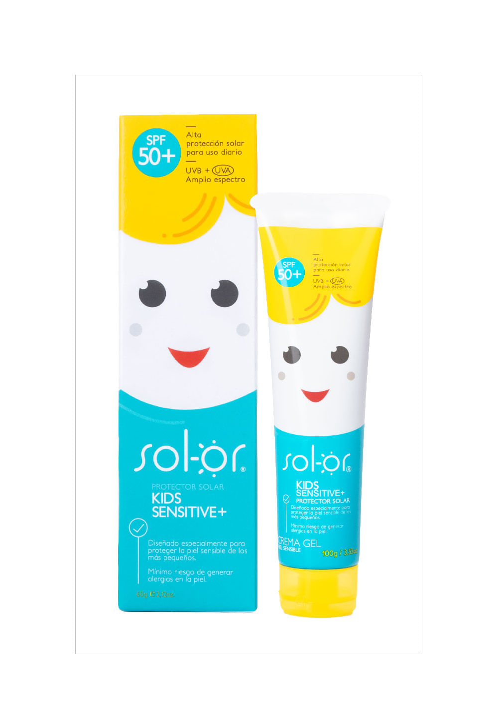 Solor Kids Sensitive Spf 50+ 60 G